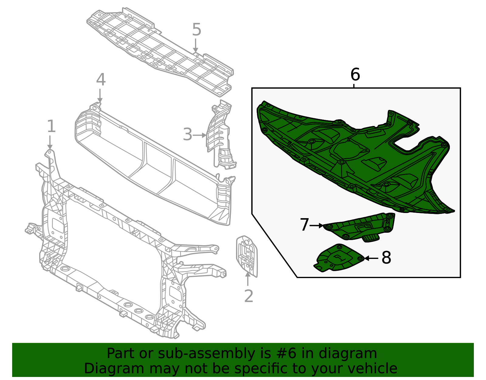 Hyundai - 29110-CW600 - Under-Body Shield - 2022-2024 Hyundai Tucson ...