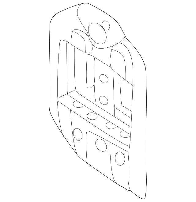 2022 Hyundai Tucson Radiator Support Bracket 64585-CW000 | QuirkParts