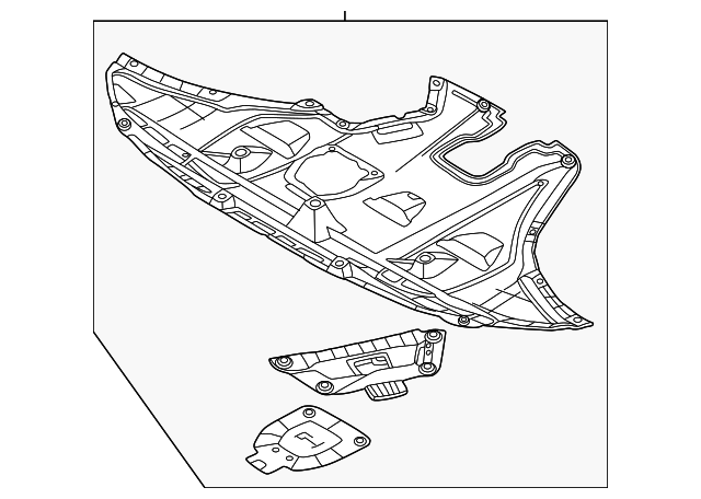 2022-2023 Hyundai Tucson Under-Body Shield 29110-CW000 | QuirkParts