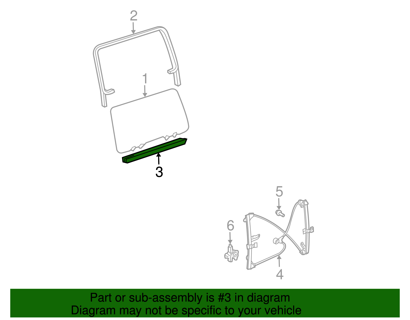 68290-35031 - Hatch Seal 2003-2009 Toyota 4Runner | Longo Toyota Parts