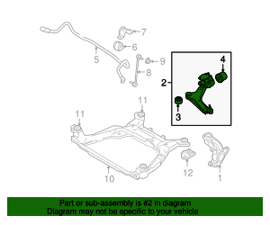 31317664 - Suspension Control Arm 2011-2018 Volvo | AutoNationParts.com
