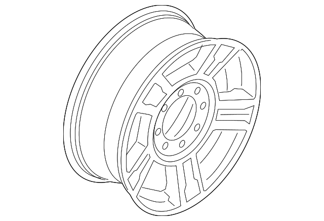 Ford HC3Z-1007-M - Wheel, Alloy - 2017-2019 Ford | OEM Ford Part