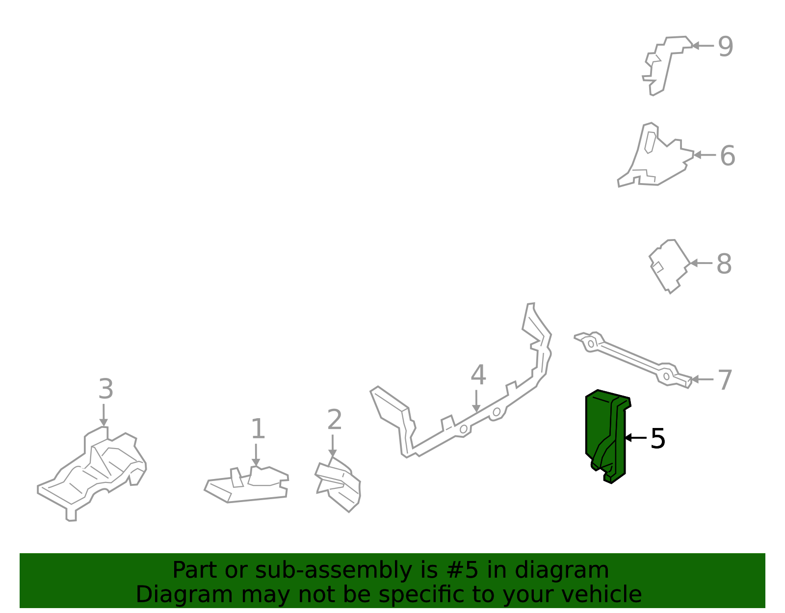2019-2024 BMW Baffle Plate 41-00-7-435-944 | OEM Euro Parts