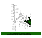2007-2017 Mopar Rear Suspension Crossmembe 68211933AB | TascaParts.com
