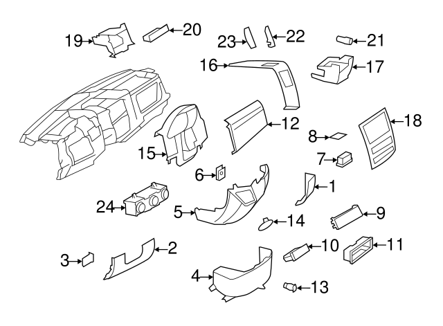 9069064100 - Heater Control 2010-2013 Mercedes-Benz | OEM Pro Parts