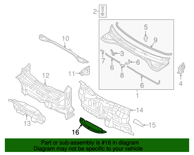 84191-J0000 - Dashboard Panel Cap 2018-2022 Hyundai Accent ...