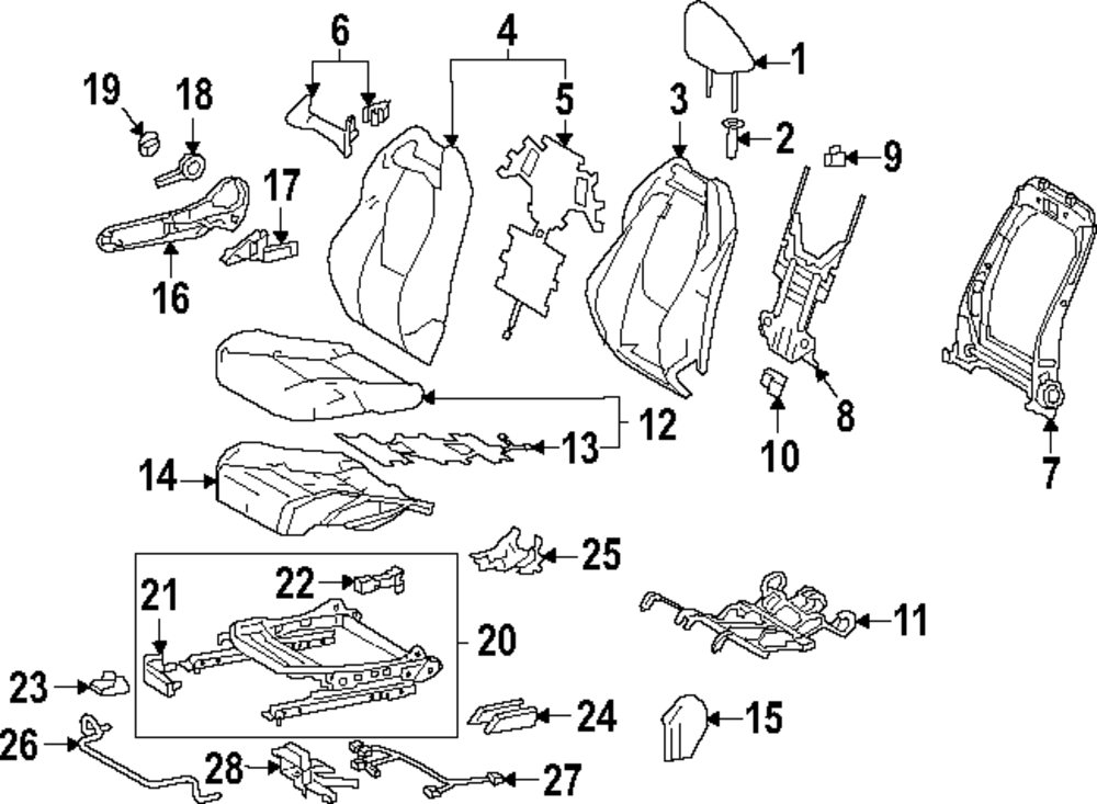 2023-2025 Toyota GR Corolla Seat Cushion Heater 87510-12361 | Toyota ...