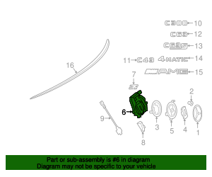 2015-2021 Mercedes-Benz Swivel Motor 099-750-01-60 | MB OEM Parts