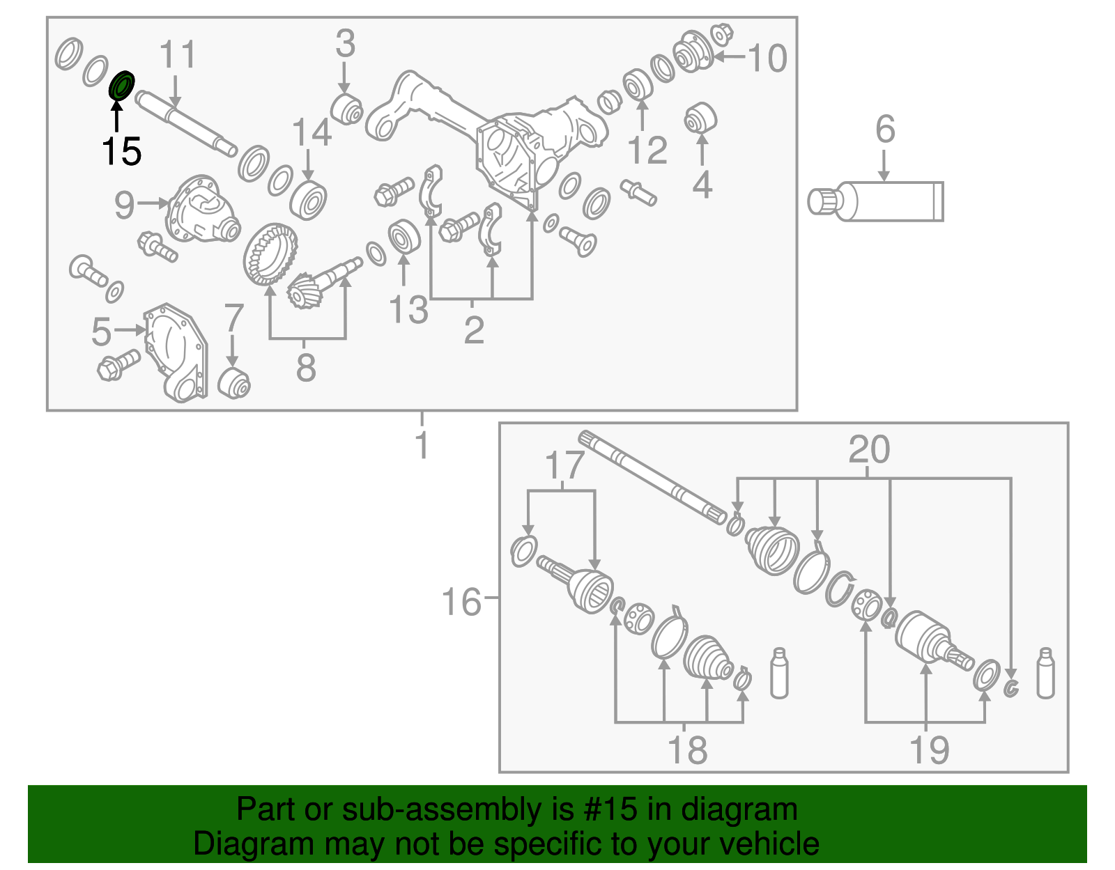 2005-2024 Nissan Bearing 38440-EA500 | Team Nissan Inc.