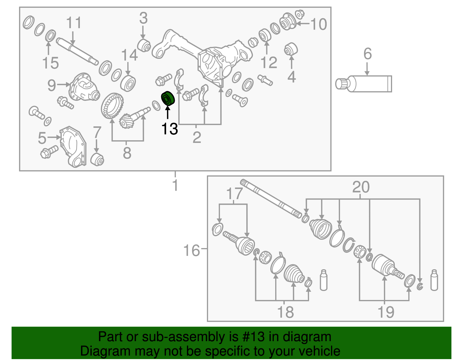 2005-2024 Nissan Bearing 38120-EA000 | Temecula Nissan Parts