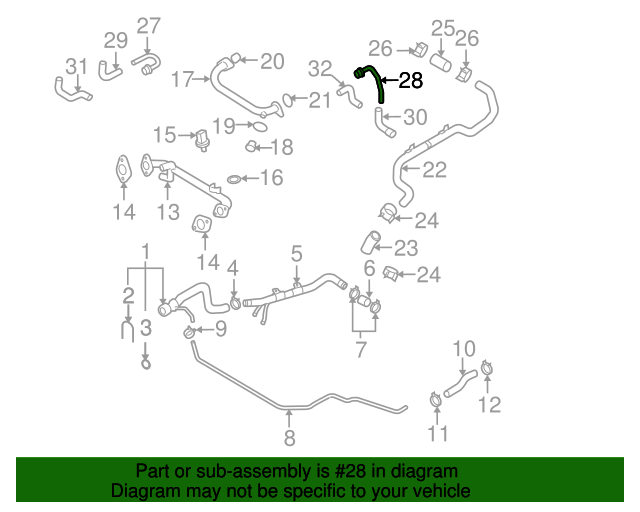 2007-2010 Audi A8 Quattro Adapter 079-121-131-BN | Audi USA Parts