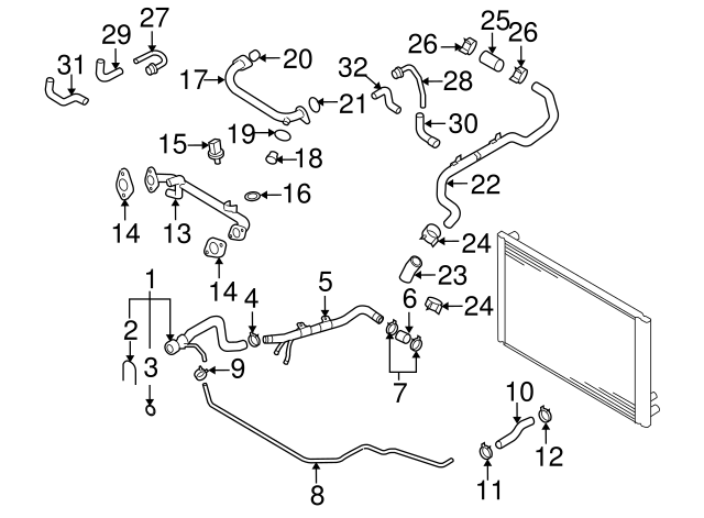 N-911-194-01 - Plug 2005-2024 Audi | Audi OEM Parts