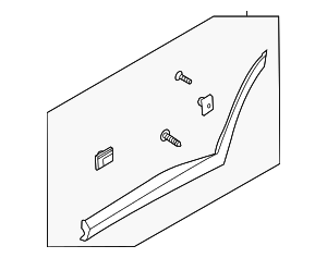 2020-2023 Hyundai Palisade Body Side Molding 87732-S8100 | HyundaiParts ...