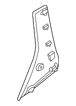 Exterior Trim - Rear Door for 2021 Hyundai Palisade | OEM Parts Online