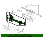 2013-2019 Cadillac XTS Hydraulic Rack and Pinion Steering Gear Assembly ...