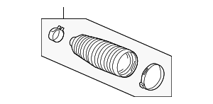 2010-2019 GM Rack and Pinion Boot Kit with Clamps 13271036 ...