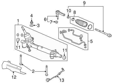 Steering Gear & Linkage for 2014 Cadillac XTS | GM Parts Center