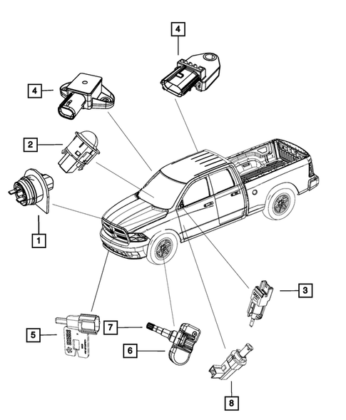 Sensors for 2013 Ram 2500 | My Mopar Parts