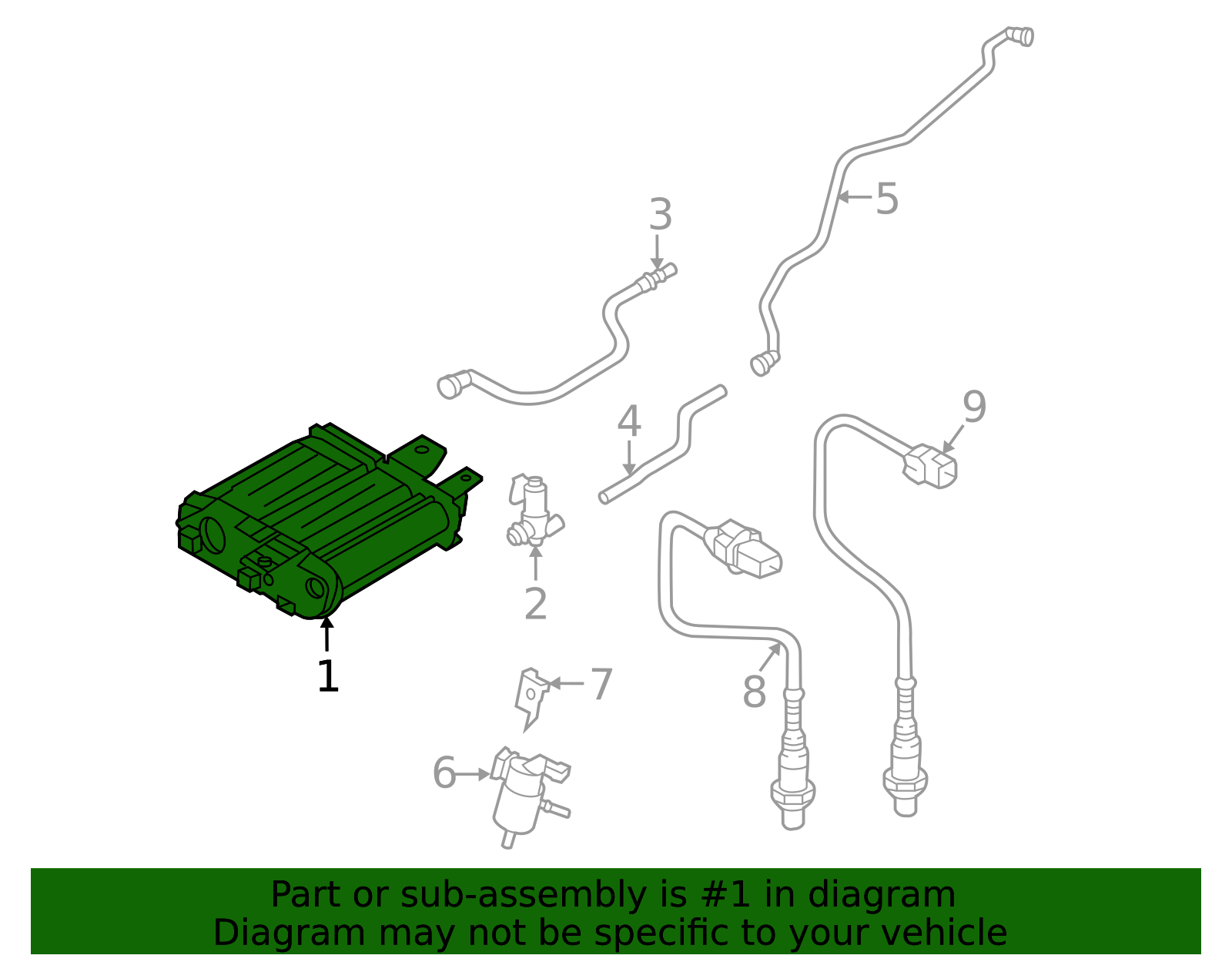 2021-2025 Kia Sorento Vapor Canister 31420-R5500 | OEM Parts Online