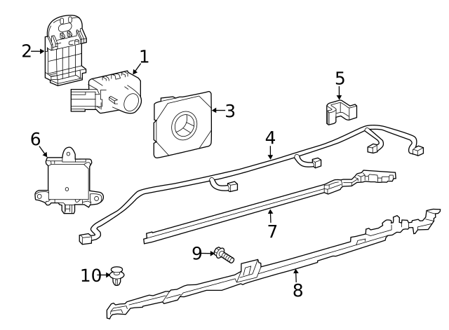 88162-48051 - Liftgate Object Sensor 2018-2019 Lexus | AutoNationParts.com