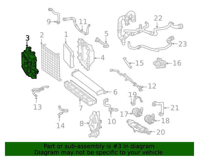 190-505-06-00 - Radiator Support Air Duct 2018-2021 Mercedes-Benz ...