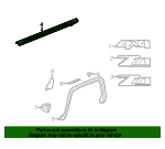 22987367 - OEM GM Upper Molding | GMPartsCenter.net | GM Parts Center