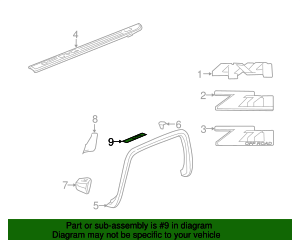 2014-2019 Chevrolet Anthracite Passenger Side Rear Pickup Box Paint ...