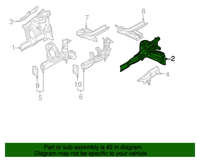 Genuine Apron Assembly for 2017-2018 Hyundai Elantra | Part# 64501 ...