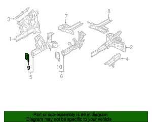 2017-2020 Hyundai Elantra Bumper Bracket 64625-F2000 | Ricart Parts