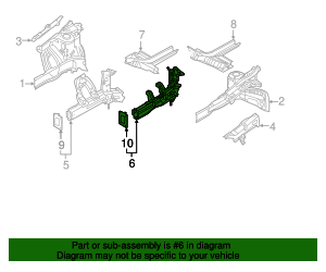 2017-2018 Hyundai Elantra Rail Assembly 64610-F2000 | OEM Parts Online