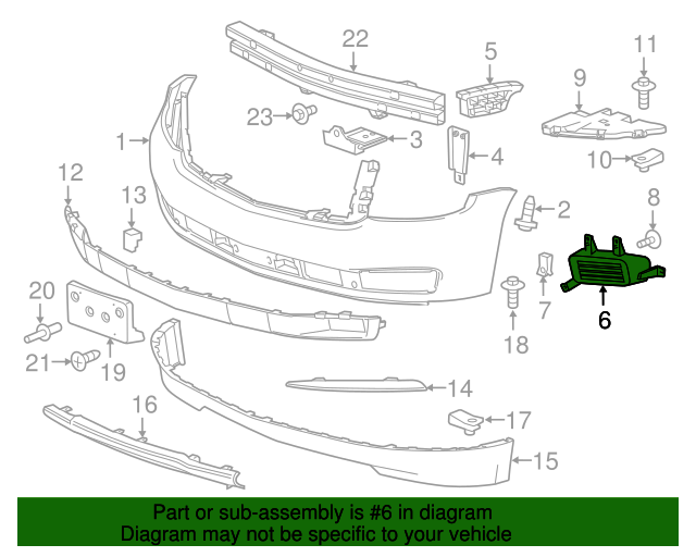 2015-2020 Chevrolet Trim Cover 22936497 | TascaParts.com