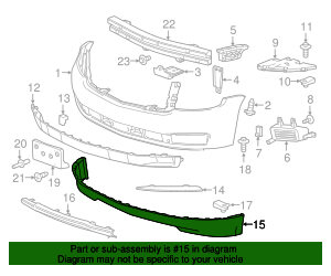2015-2020 Chevrolet Radiator Air Lower Deflector 22936501 ...
