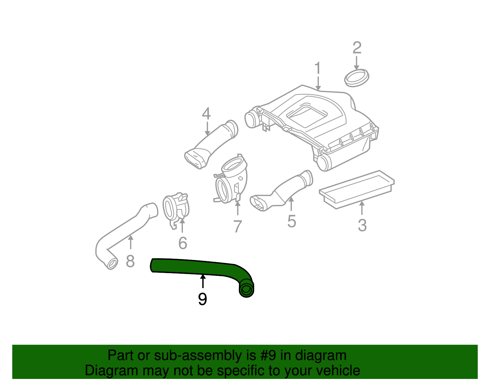 272-018-06-82 - High-Quality Vent Hose for 2005-2015 Mercedes-Benz ...