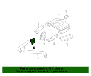 273-094-09-48-80 - Mass Air Flow Sensor 2002-2015 Mercedes-Benz ...