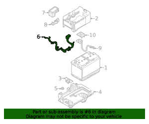 91850-L0210 - High-Quality Battery Cable for 2020-2023 Hyundai Sonata ...