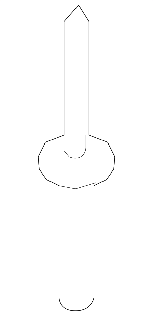 WHT-005-217 - Bumper Cover Rivet 2016-2023 Audi | Audi OEM Parts