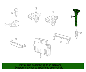 2013-2024 Volkswagen Ignition Coil 04E-905-110-P | VW OEM Parts Direct