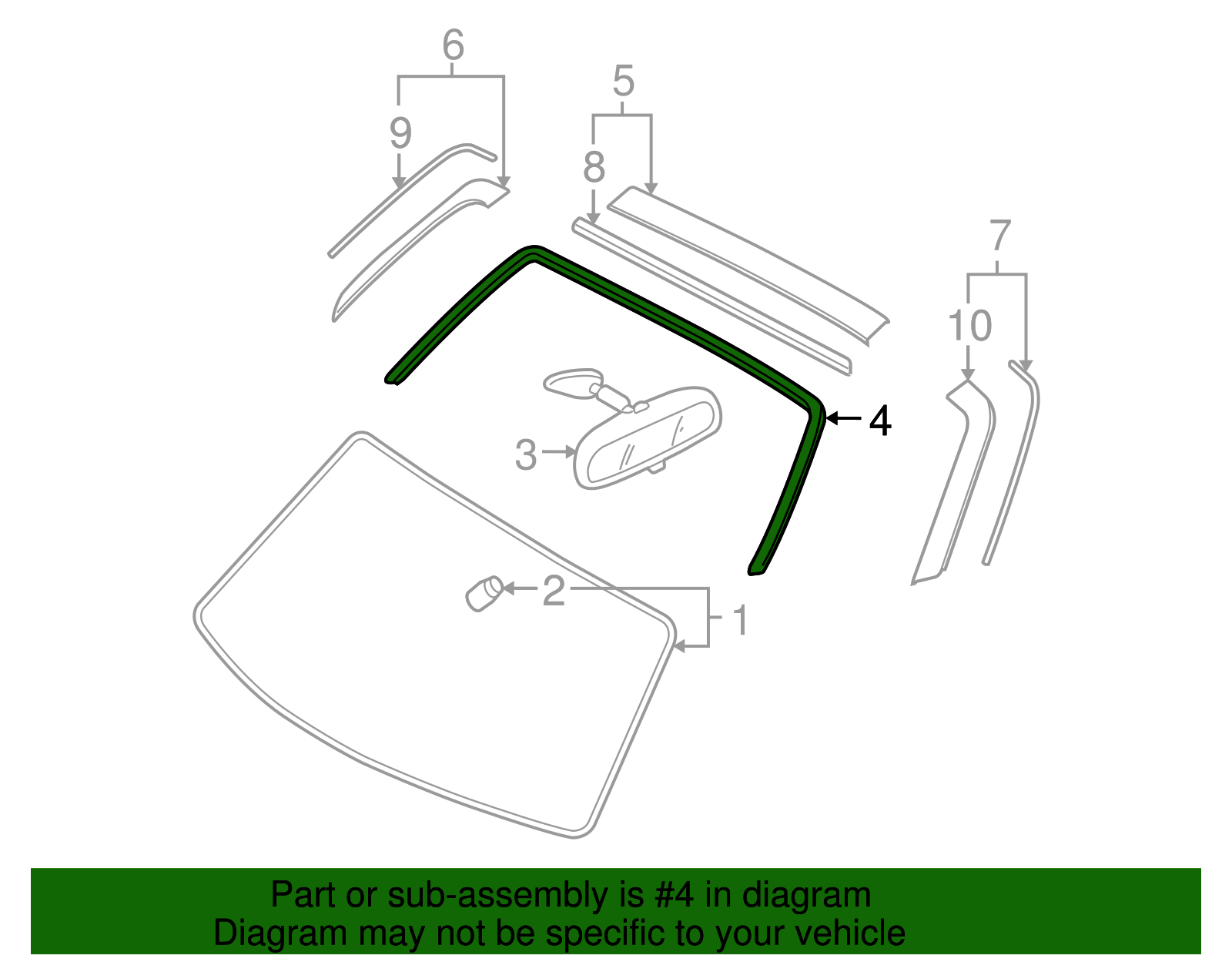 NE51-50-601A - Reveal Molding 2006-2015 Mazda MX-5 Miata | Florida ...
