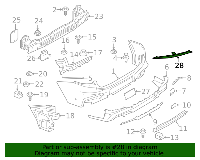Genuine BMW 63-14-8-497-424 | Reflector | FREE Shipping on Most Orders ...