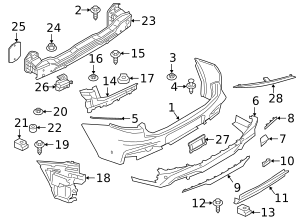 51128065139 - 2019-2020 BMW X4 Lower Reinforced (51-12-8-065-139) | BMW ...