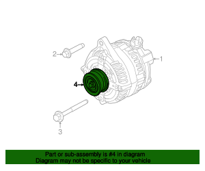 Genuine OEM Ford Part - Alternator AL3Z-10346-C | Genuine OEM Ford ...
