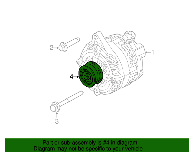 2011-2014 Ford F-150 Alternator AL3Z-10346-C | Varsity Ford