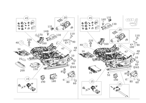 Seat Adjustment for 2017 Mercedes-Benz C 350e | Mercedes-Benz USA Parts