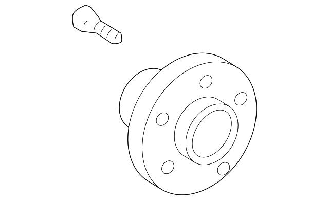 2004-2015 Lexus Front Hub & Bearing 43502-0E030 | OEM Parts Online