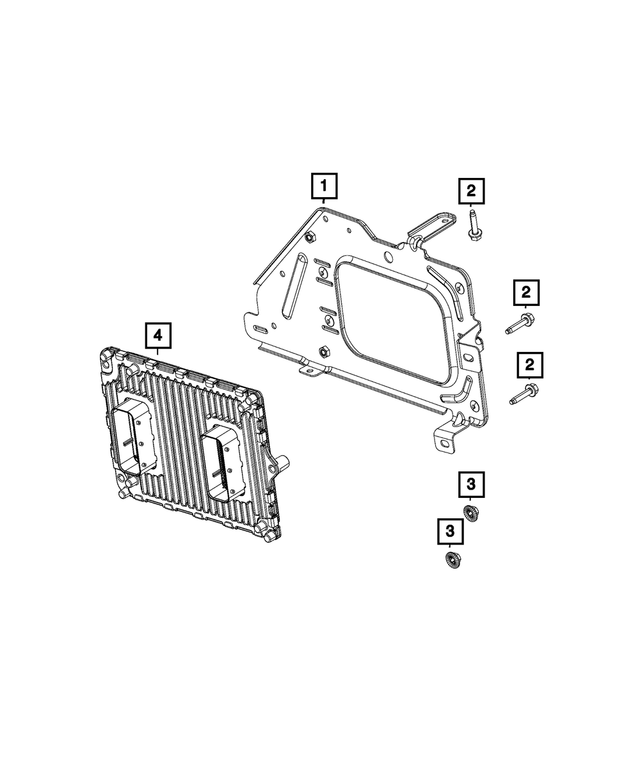 MOPAR ENGINE CONTROLLER MODULE - 68434916AC - 68434916AC | Mopar Online ...