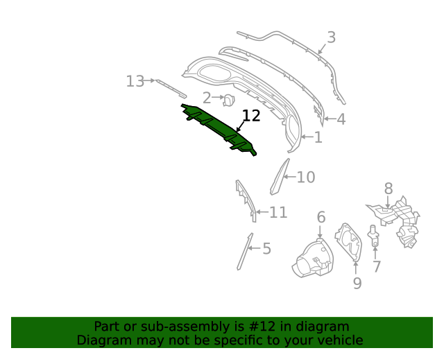 205-885-54-03 - Lower Deflector 2019-2021 Mercedes-Benz | Mercedes-Benz ...