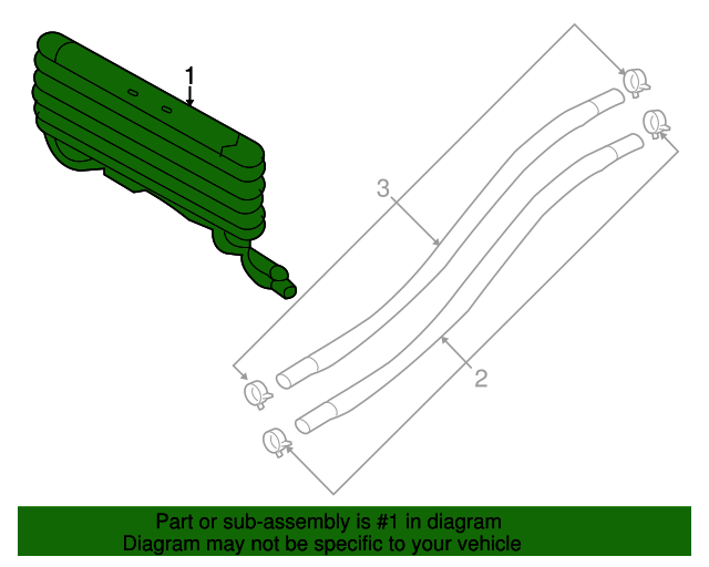 2006-2007 Hyundai Sonata Oil Cooler Assembly 25460-3K000 | OEM Parts Online