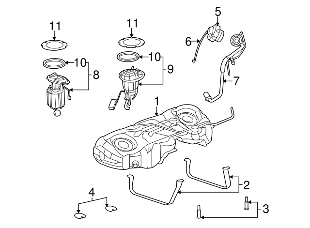2019-2023 Mopar Tank 68494592ab | TascaParts.com