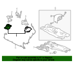 2017-2019 Jaguar XF Motor Mount T2H21216 | JaguarParts.com