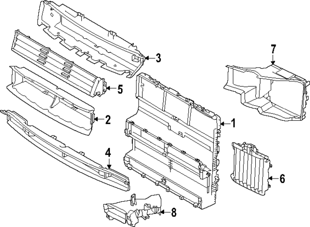 LR168397 - Lower Deflector 2023 Land Rover Range Rover Sport | Land ...
